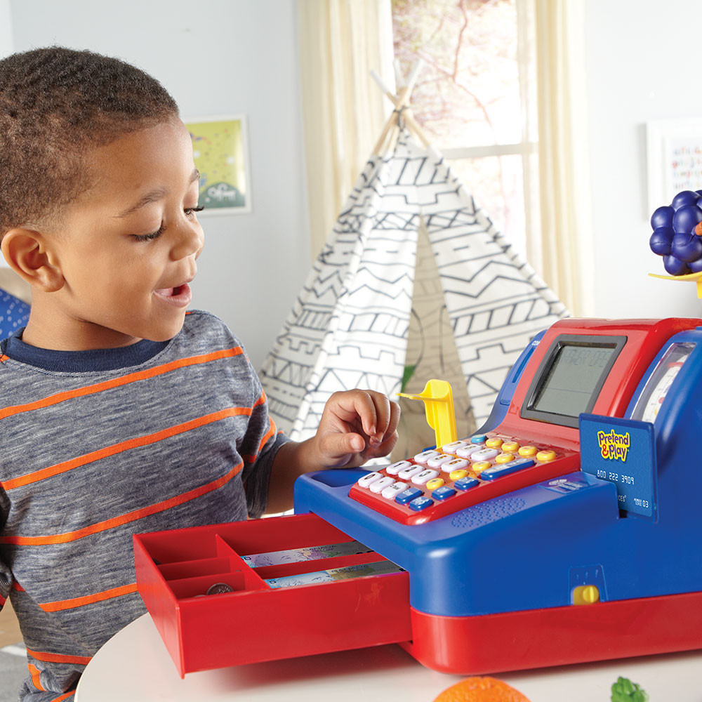 PRETEND & PLAY TEACH.CASH REGISTER C$ - LEARNING RESOURCES - Playwell ...
