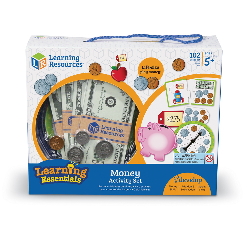MONEY ACTIVITY SET - LEARNING RESOURCES - Playwell Canada Toy Distributor