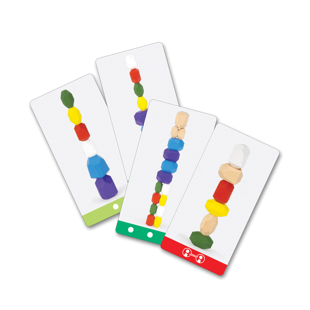 WOODEN STONES STACKING GAME - MERCHANT AMBASSADOR - Playwell Canada Toy ...
