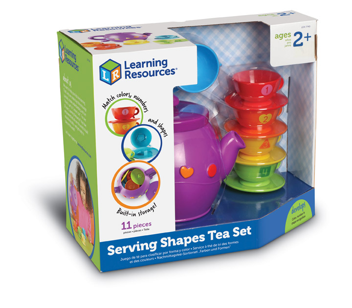 SERVING SHAPES TEA SET - LEARNING RESOURCES - Playwell Canada Toy ...