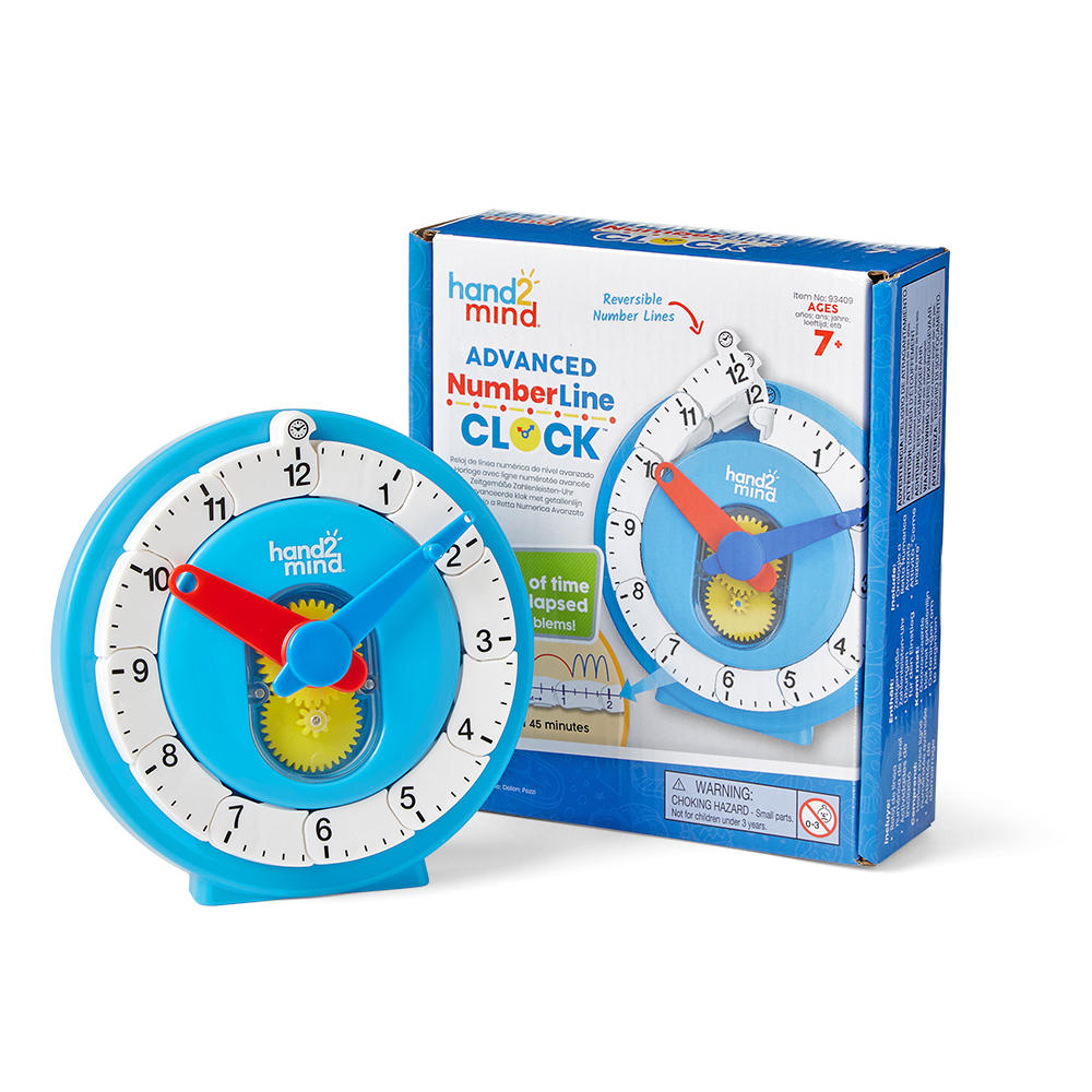 NUMBERLINE CLOCK: DELUXE SET (STUDENT) - HAND 2 MIND - Playwell Canada ...