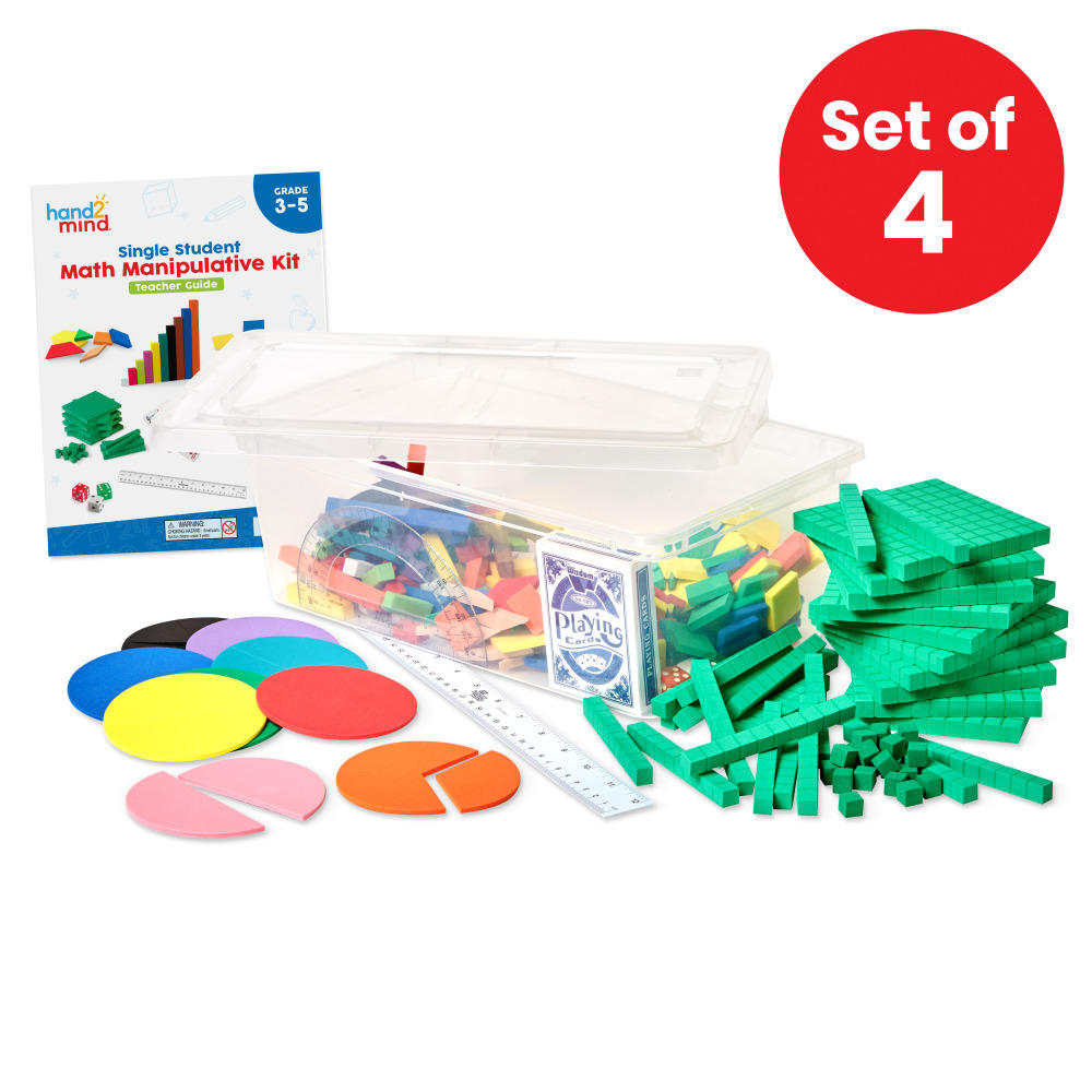 STUDENT MANIPULATIVE KIT, GR 3-5 SET/4 - HAND 2 MIND - Playwell Canada ...