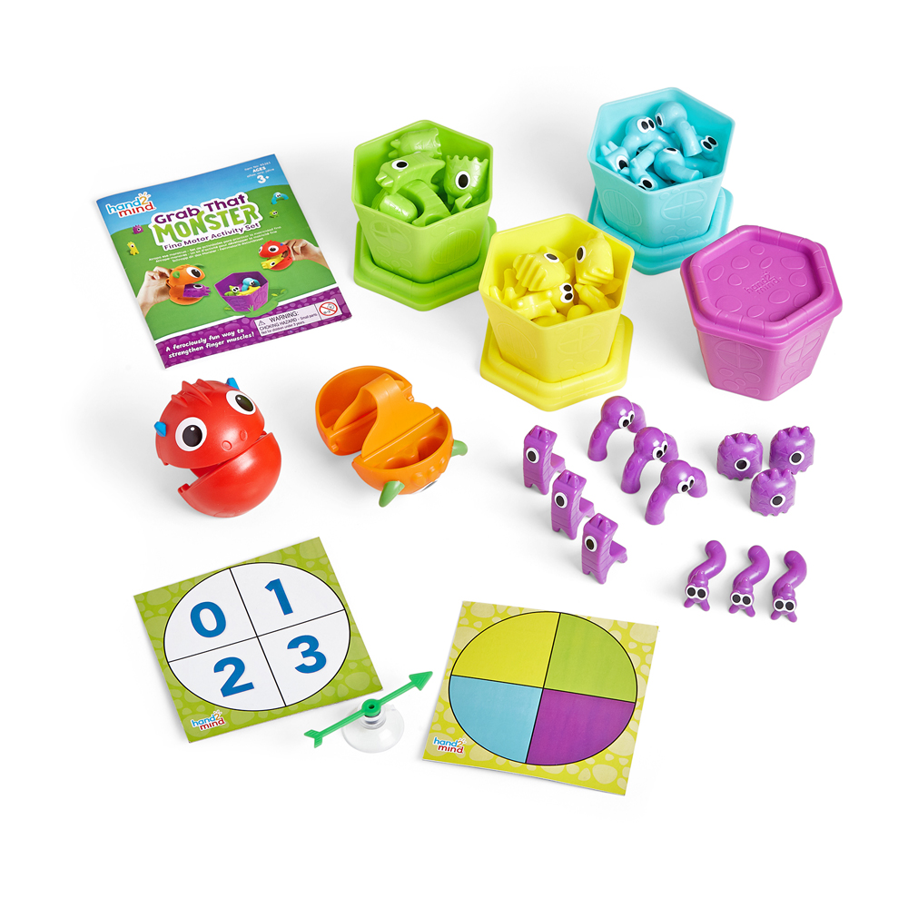 GRAB THAT MONSTER FINE MOTOR ACTIVITY SET - HAND 2 MIND - Playwell ...