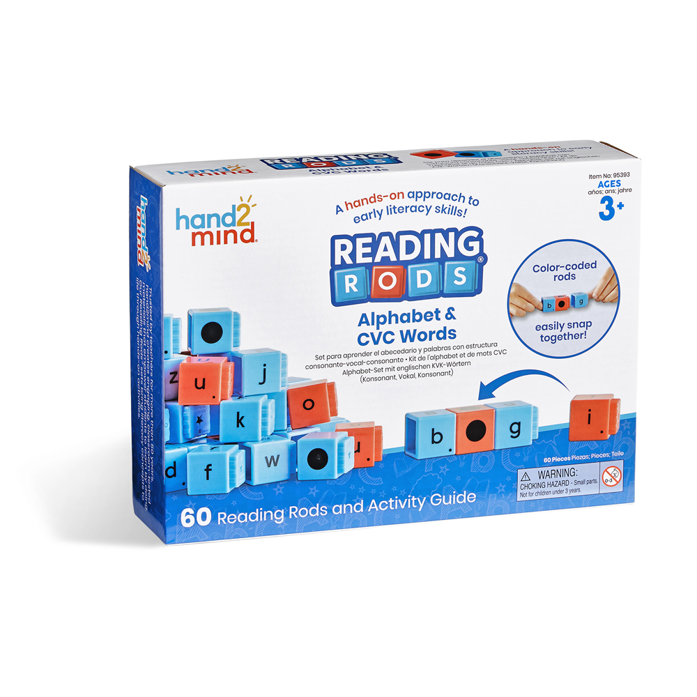READING RODS ALPHABET AND CVC WORDS - HAND 2 MIND - Playwell Canada Toy ...