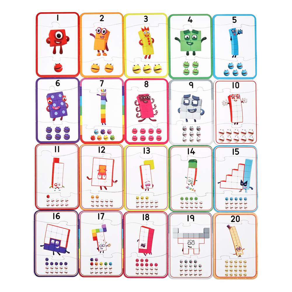NUMBERBLOCKS COUNTING PUZZLE SET - HAND 2 MIND - Playwell Canada Toy ...