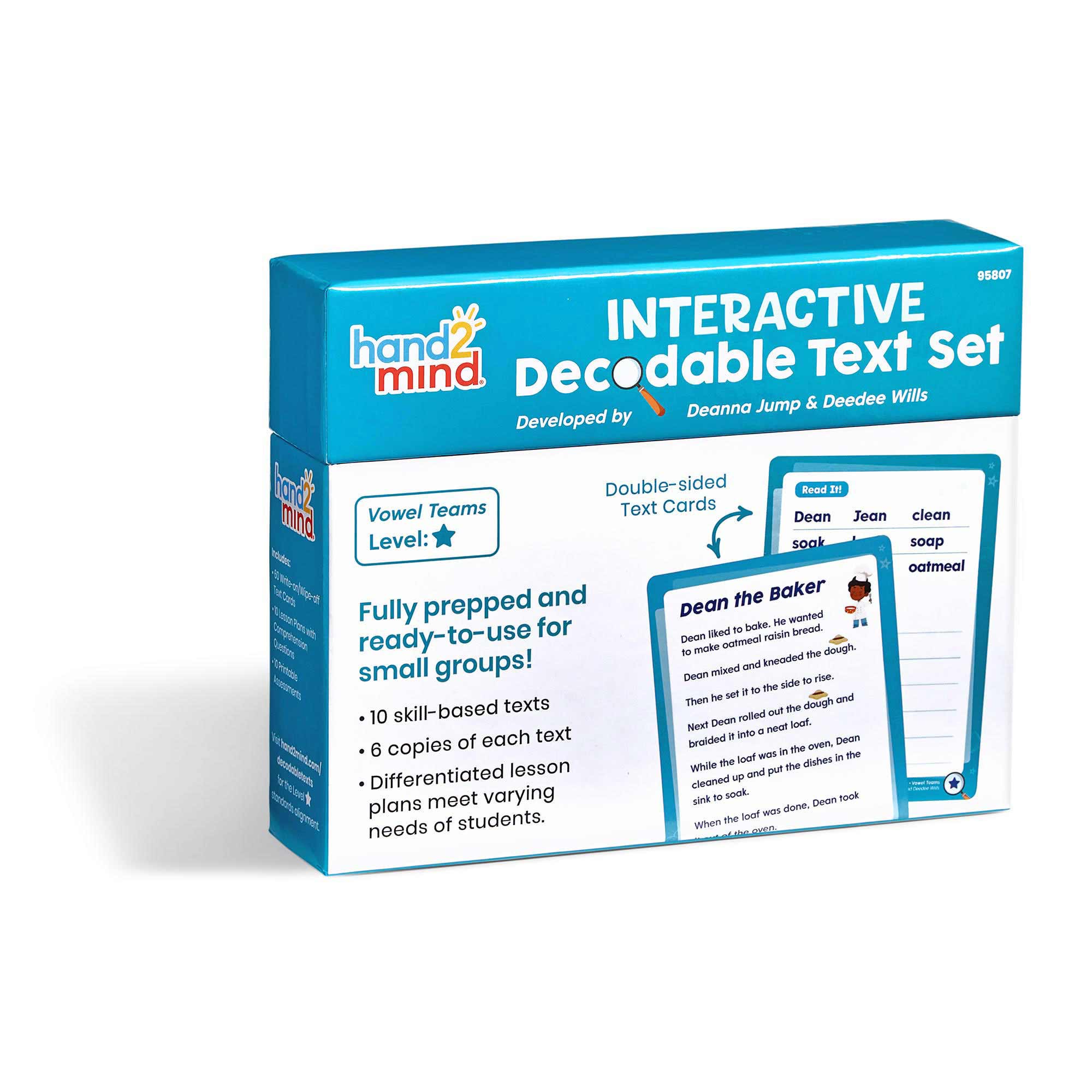 INTERACTIVE DECODABLE TEXT SET: VOWEL TEAMS (STAR) - HAND 2 MIND ...