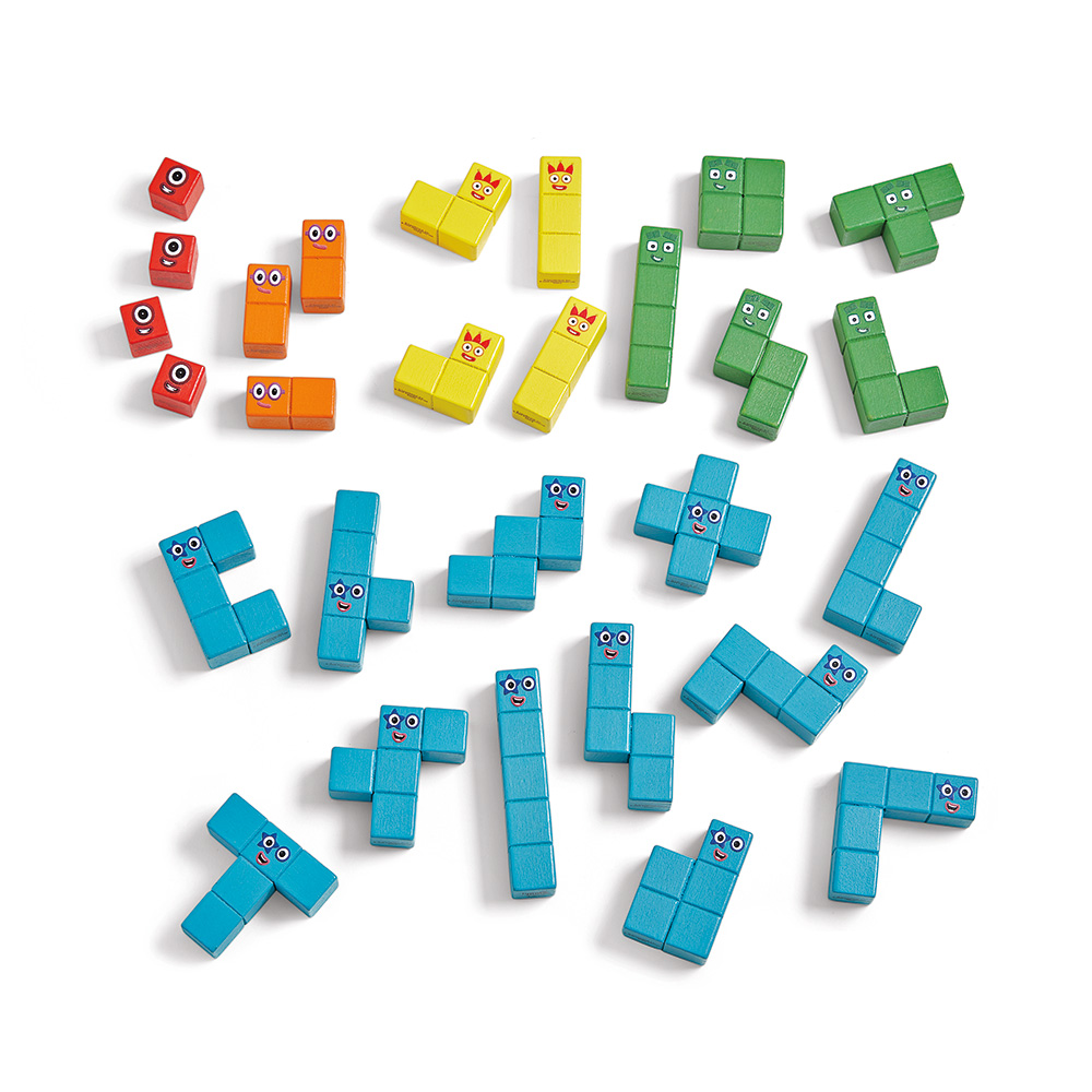 NUMBERBLOCKS WOODEN BUILDING BLOCKS ACTIVITY SET - HAND 2 MIND ...