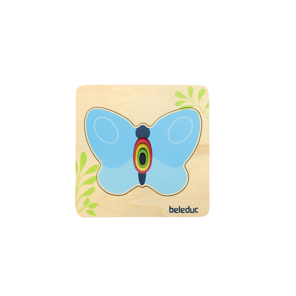 LAYER PUZZLE "BUTTERFLY" - BELEDUC - Playwell Canada Toy Distributor