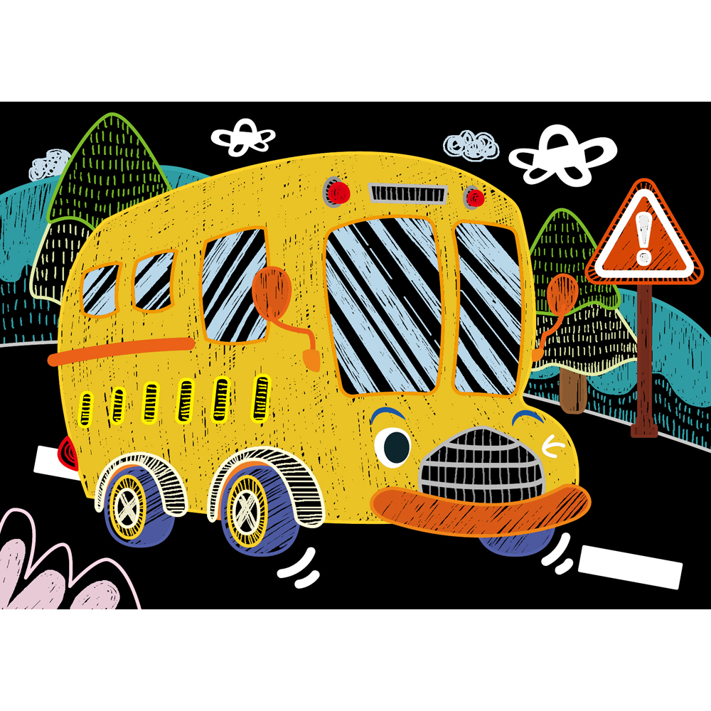MINI SCRATCH BOOK - CARS - AVENIR - Playwell Canada Toy Distributor