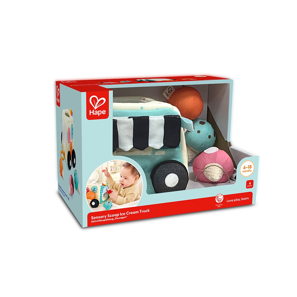 SENSORY SCOOP ICE CREAM TRUCK - HAPE - Playwell Canada Toy Distributor