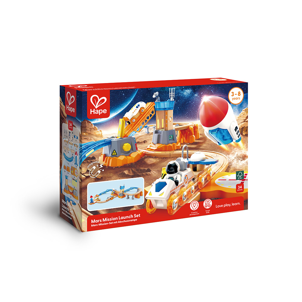 MARS MISSION LAUNCH SET - HAPE - Playwell Canada Toy Distributor