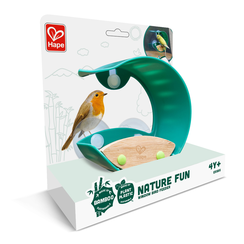 WINDOW BIRD FEEDER - HAPE - Playwell Canada Toy Distributor