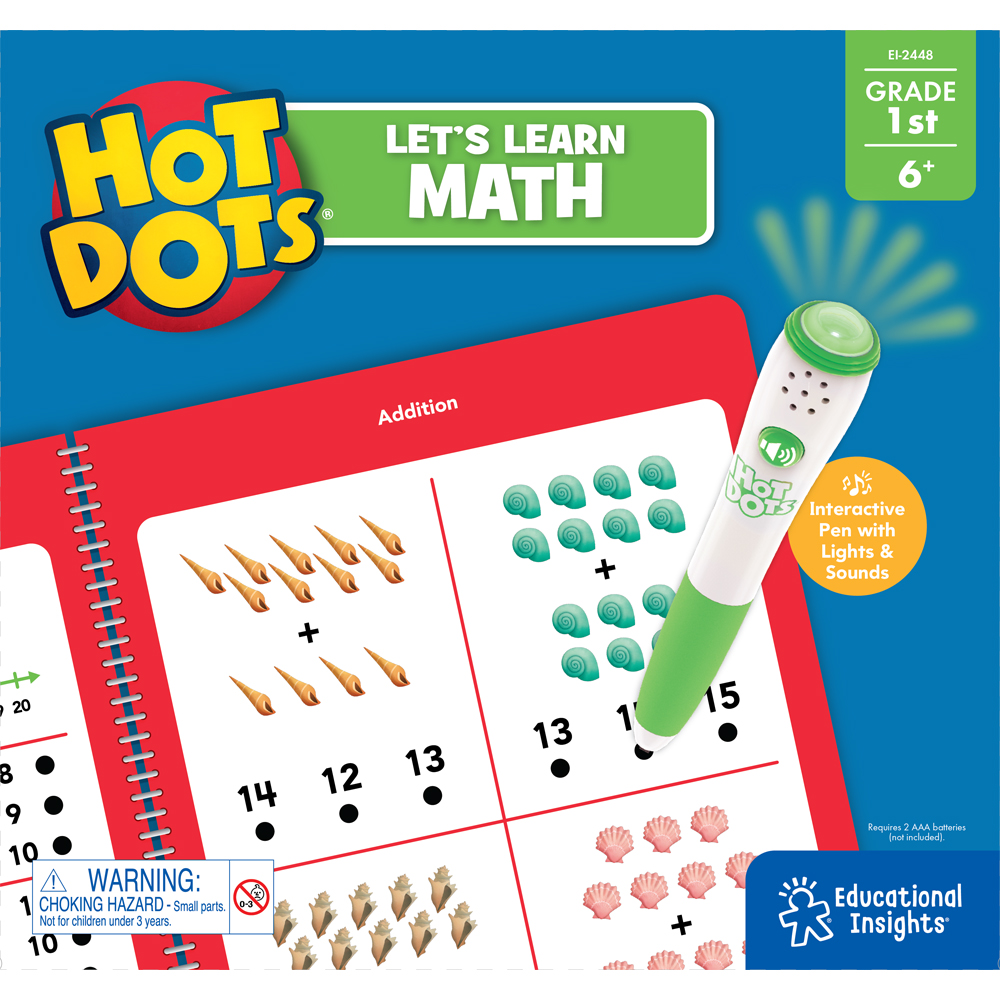 HOT DOTS LET''S LEARN MATH - 1ST GRADE - EDUCATIONAL INSIGHTS ...