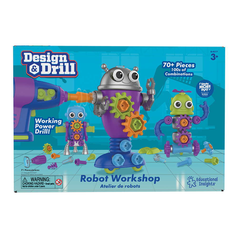 DESIGN & DRILL ROBOT WORKSHOP - EDUCATIONAL INSIGHTS - Playwell Canada ... DESIGN & DRILL ROBOT WORKSHOP - EDUCATIONAL INSIGHTS - Playwell Canada ...