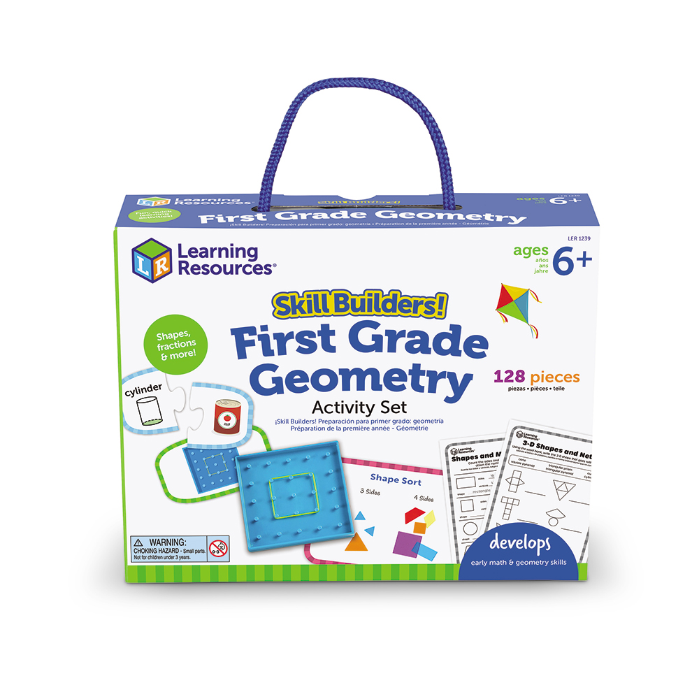 SKILL BUILDERS FIRST GRADE GEOMETRY ACTIVITY SET - LEARNING RESOURCES ...
