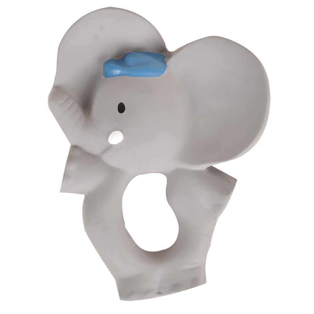 ALVIN THE ELEPHANT TEETHER - 5"H - TIKIRI - Playwell Canada Toy Distributor