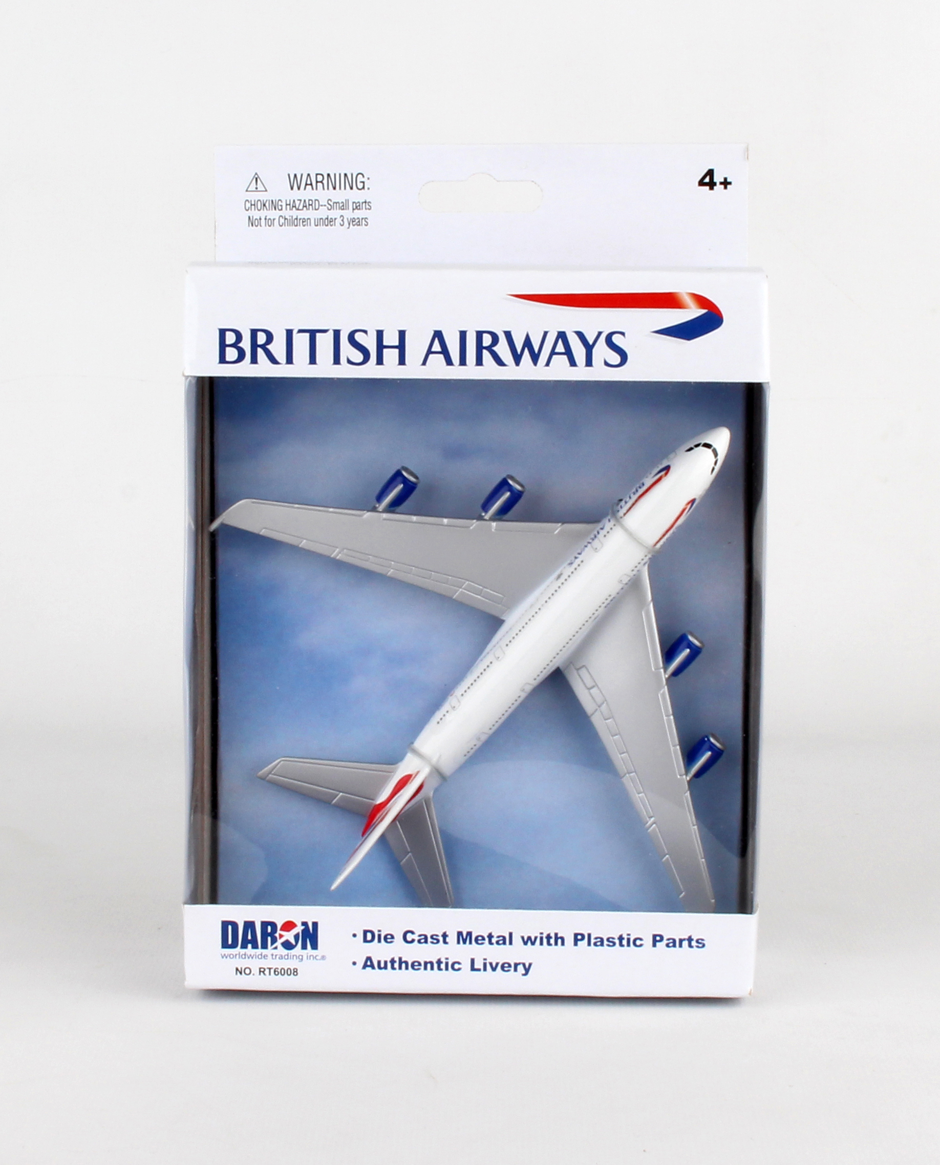 BRITISH AIRWAYS A380 SINGLE PLANE - DARON - Playwell Canada Toy Distributor