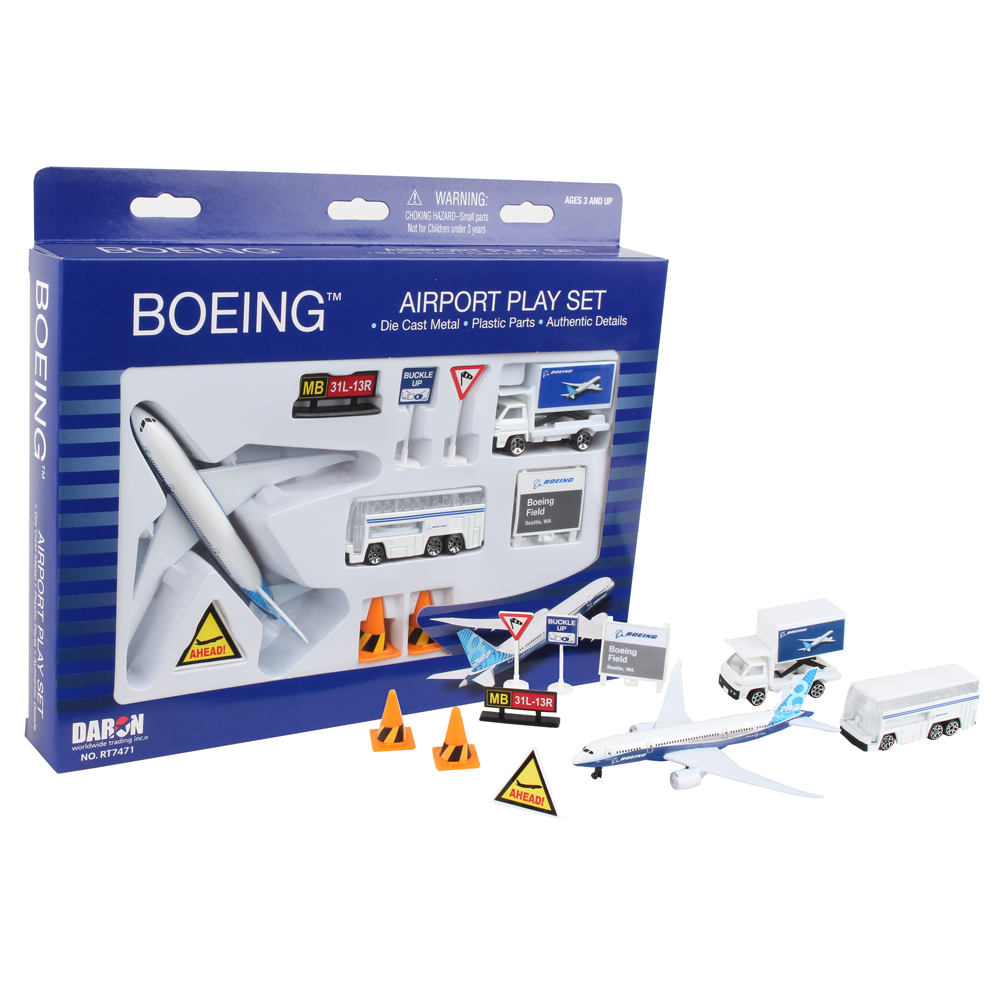 BOEING COMMERCIAL PLAY SET - DARON - Playwell Canada Toy Distributor