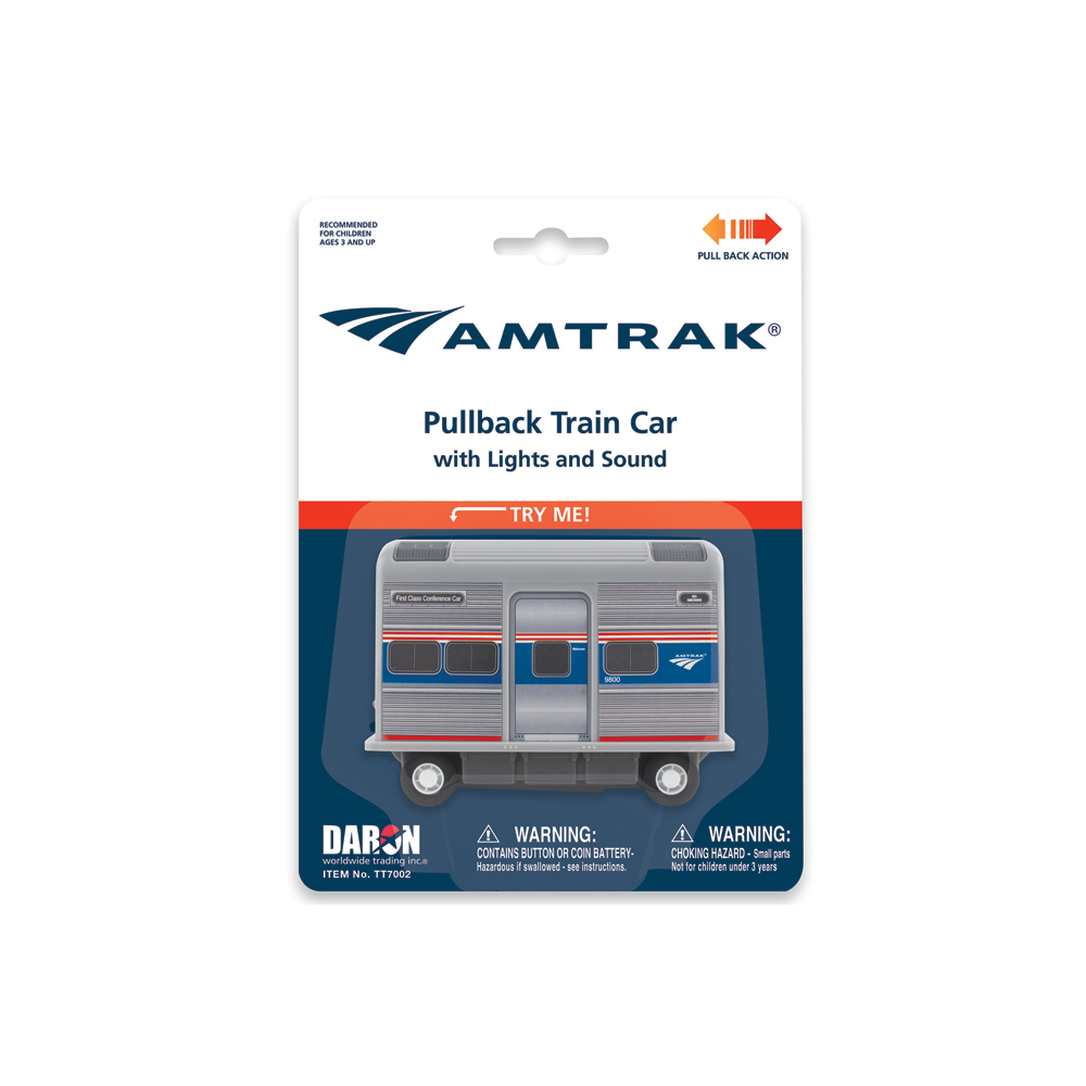 AMTRAK P/B TRAIN CAR - DARON - Playwell Canada Toy Distributor