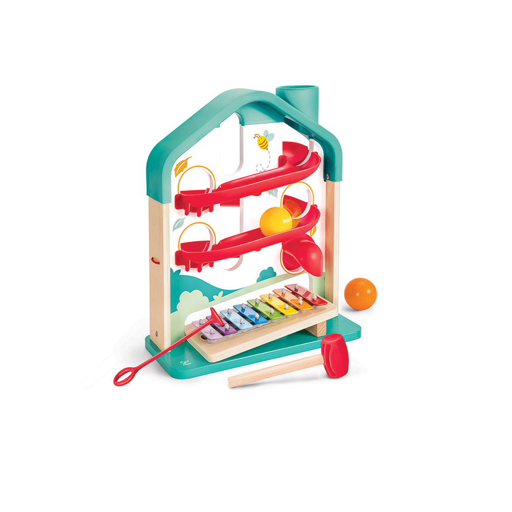 MELODY MANSION BALL RUN - HAPE - Playwell Canada Toy Distributor