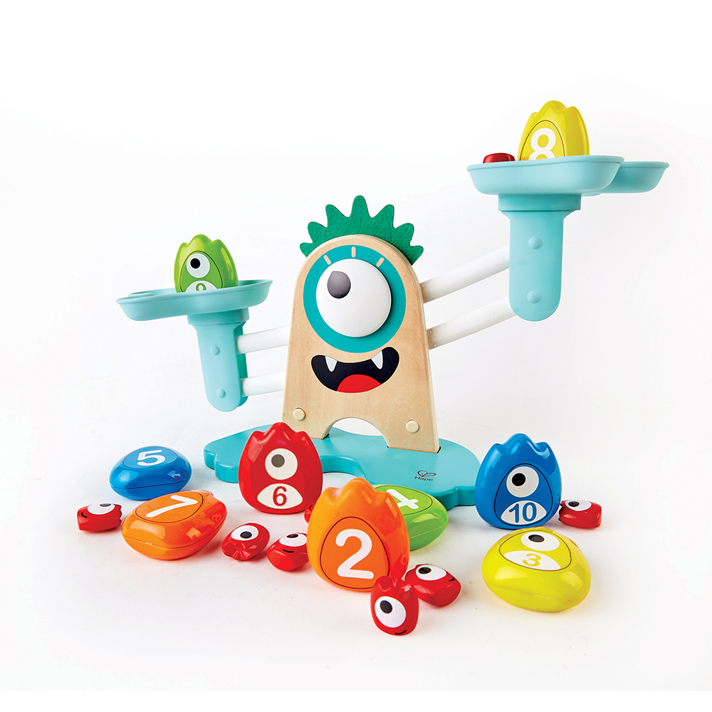 MONSTER MATH SCALE - HAPE - Playwell Canada Toy Distributor