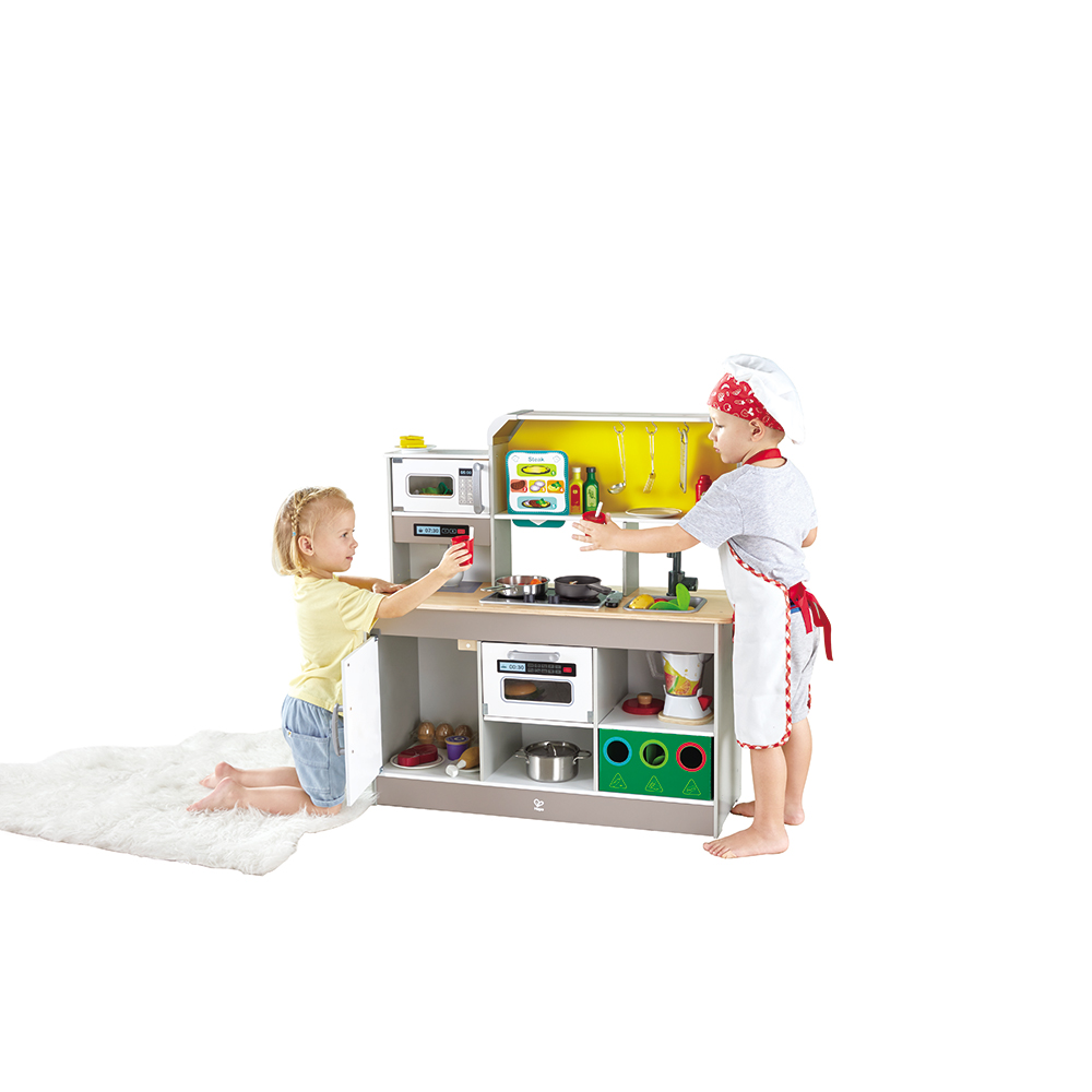 DELUXE KITCHEN W/FUN FAN STOVE - HAPE - Playwell Canada Toy Distributor