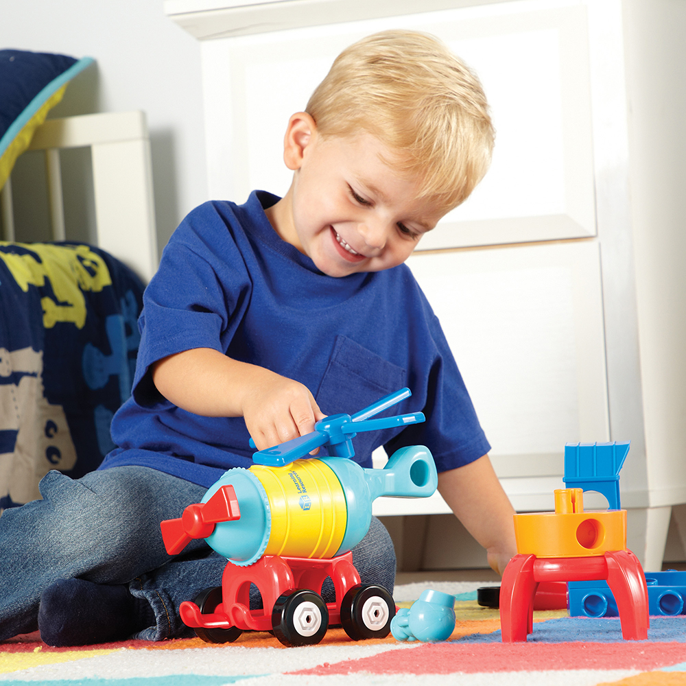 1-2-3 BUILD IT!ROCKET-TRAIN-COPTER - LEARNING RESOURCES - Playwell ...