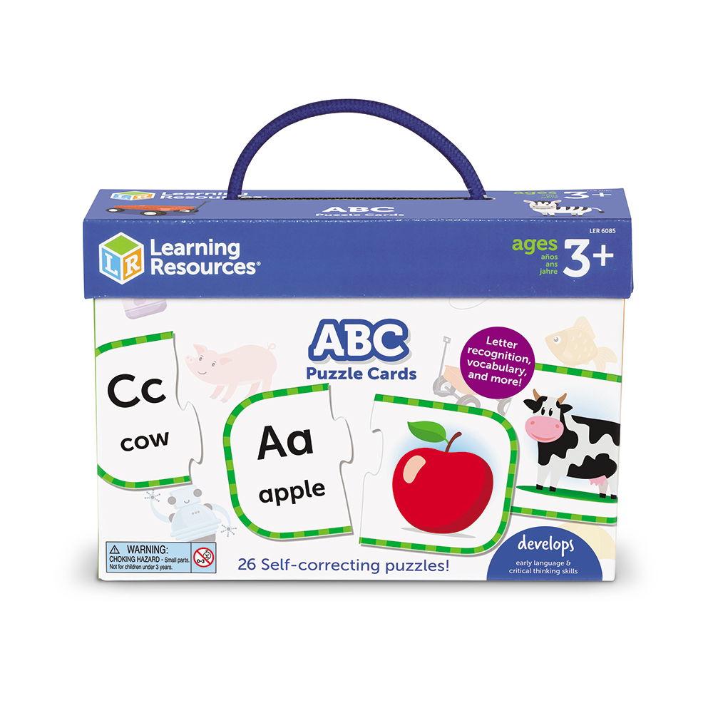 PUZZLE CARDS - ABC''S - LEARNING RESOURCES - Playwell Canada Toy ...