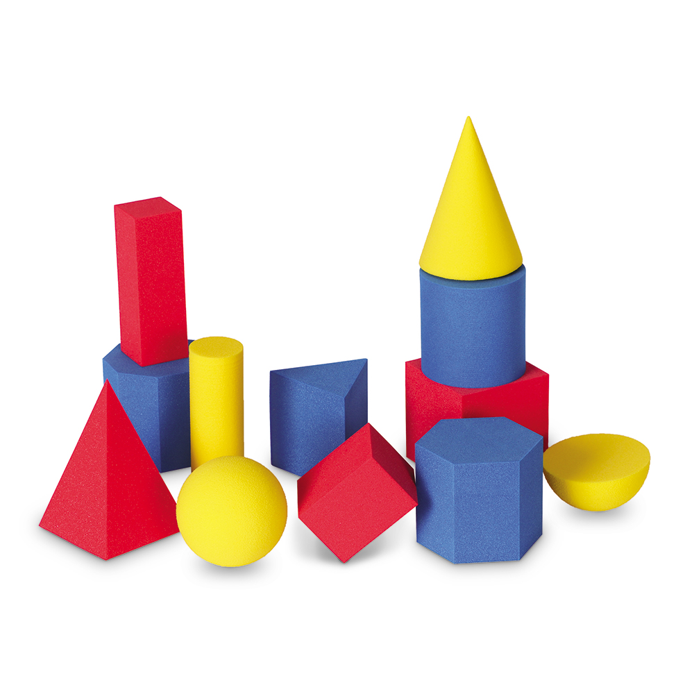 SOFT FOAM GEOMETRIC SHAPES - LEARNING RESOURCES - Playwell Canada Toy ...