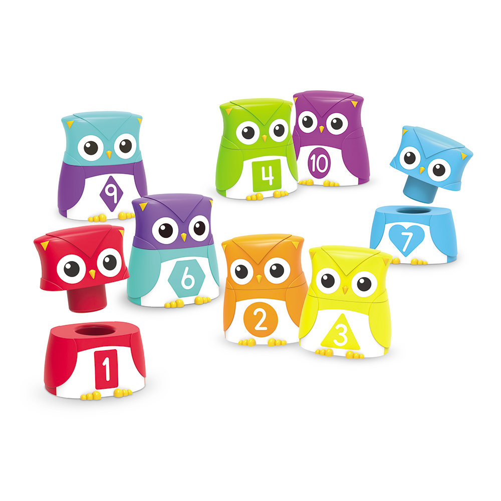 SNAP-N-LEARN RAINBOW OWLS - LEARNING RESOURCES - Playwell Canada Toy ...