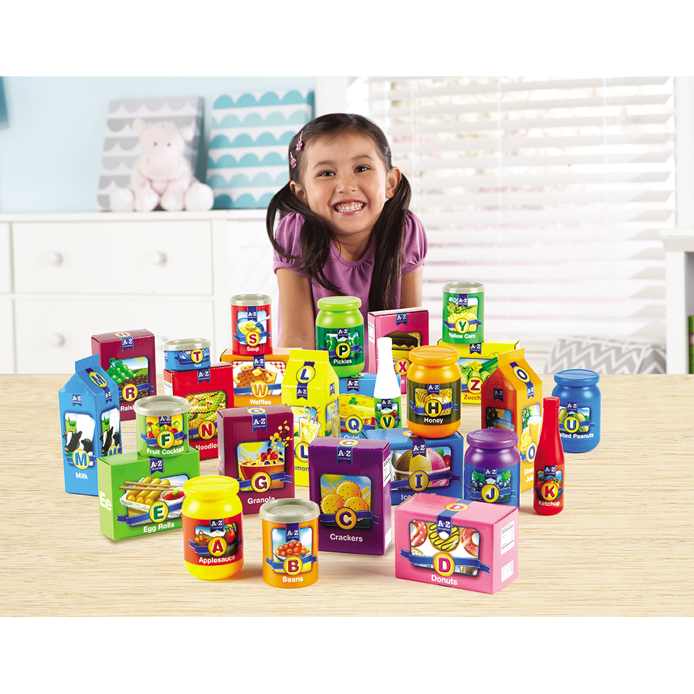 A-Z ALPHABET GROCERIES - LEARNING RESOURCES - Playwell Canada Toy ...