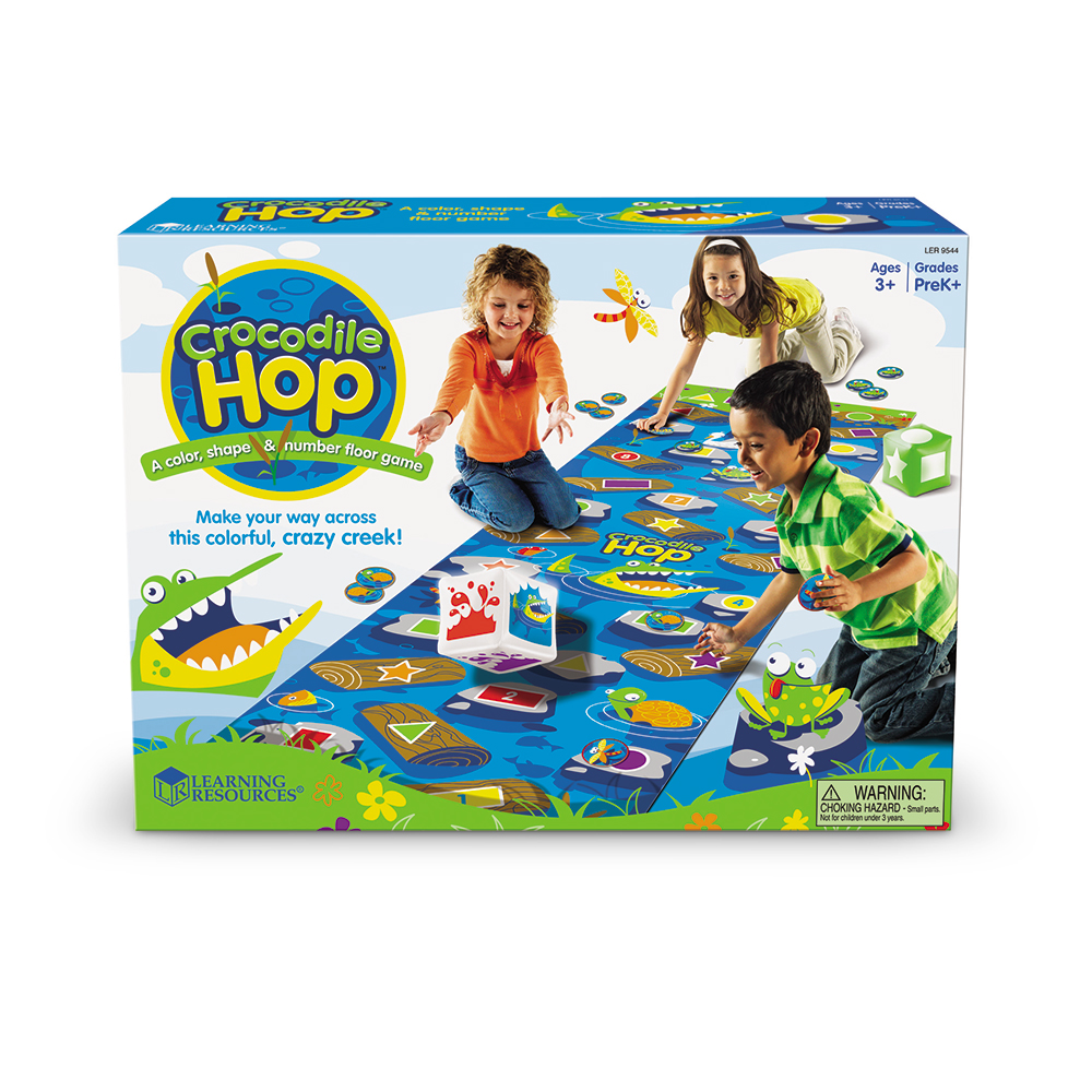 CROCODILE HOP FLOOR GAME - LEARNING RESOURCES - Playwell Canada Toy ...